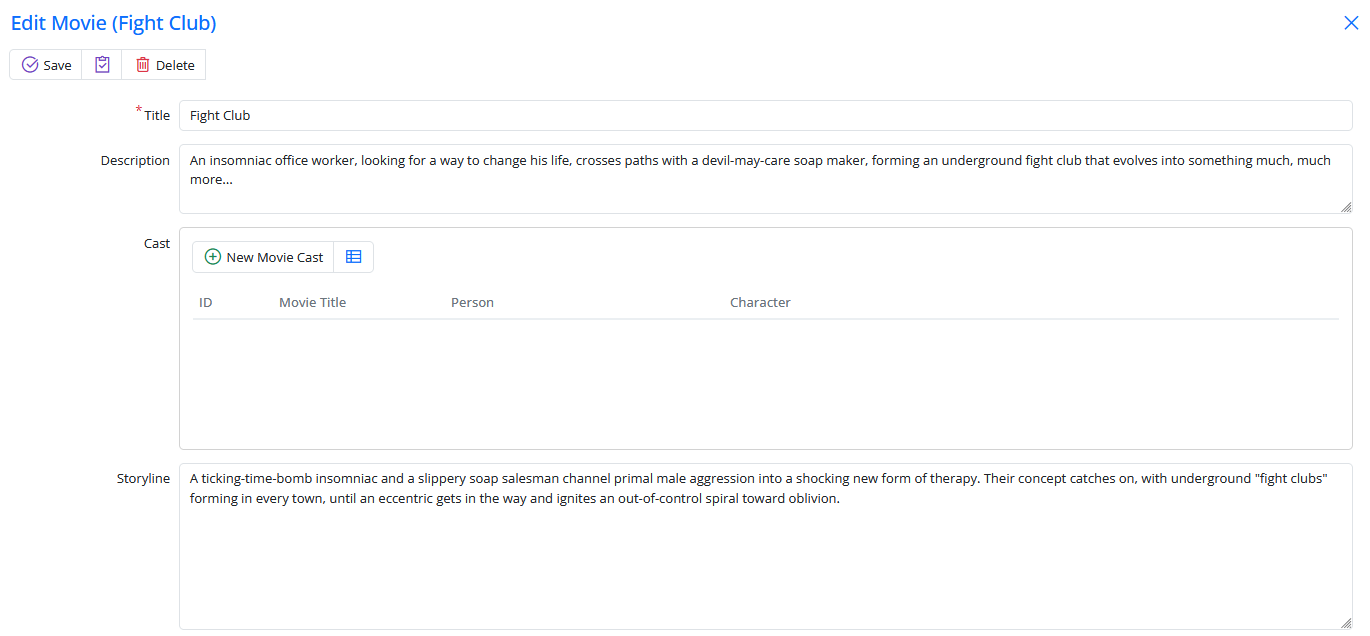 Keeping Record of the Cast - Serenity Guide